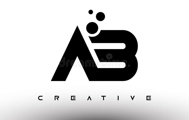 AB Elegant Letter Logo Design. AB Letter Icon with Creative Look Vector ...