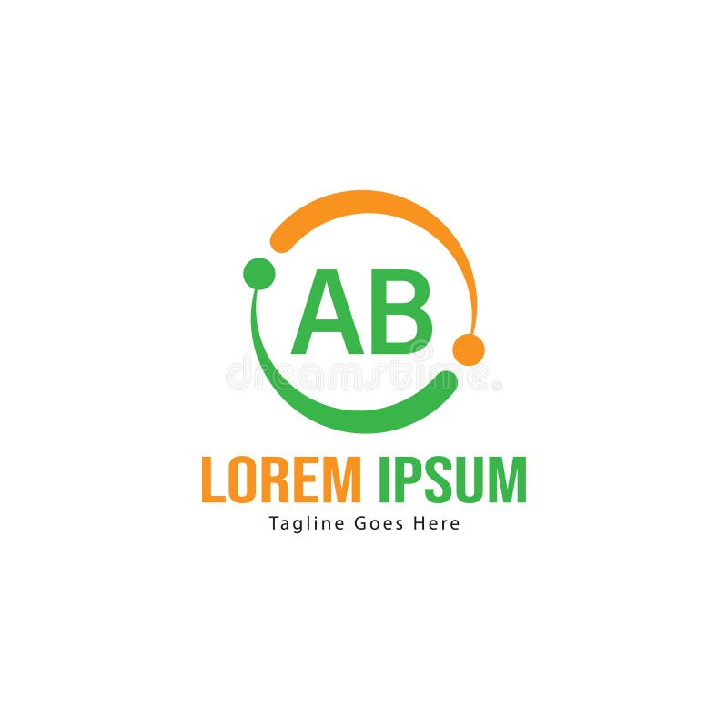 AB Letter Logo Design. Creative Modern AB Letters Icon Illustration ... AB Letter Logo Design. Creative Modern AB Letters Icon Illustration ...