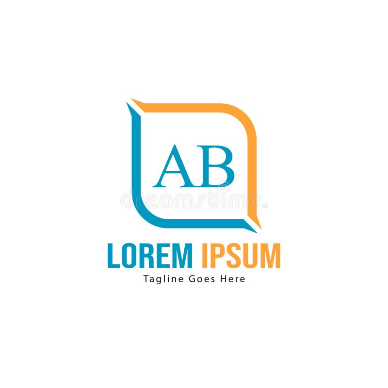 AB Letter Logo Design. Creative Modern AB Letters Icon Illustration ... AB Letter Logo Design. Creative Modern AB Letters Icon Illustration ...