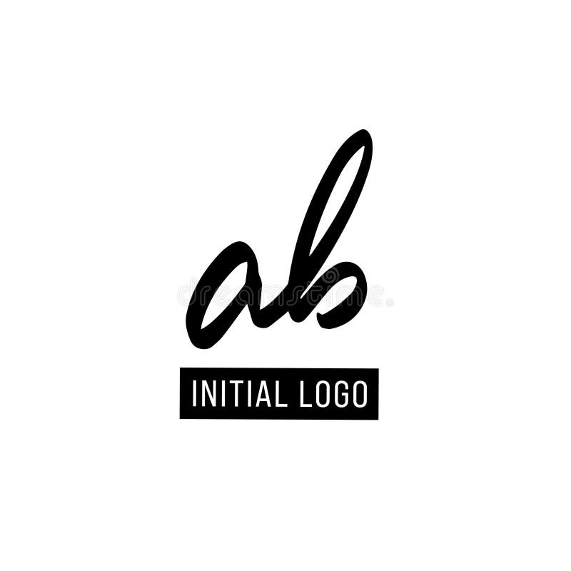 Initials-09-03 stock vector. Illustration of initial - 199925962