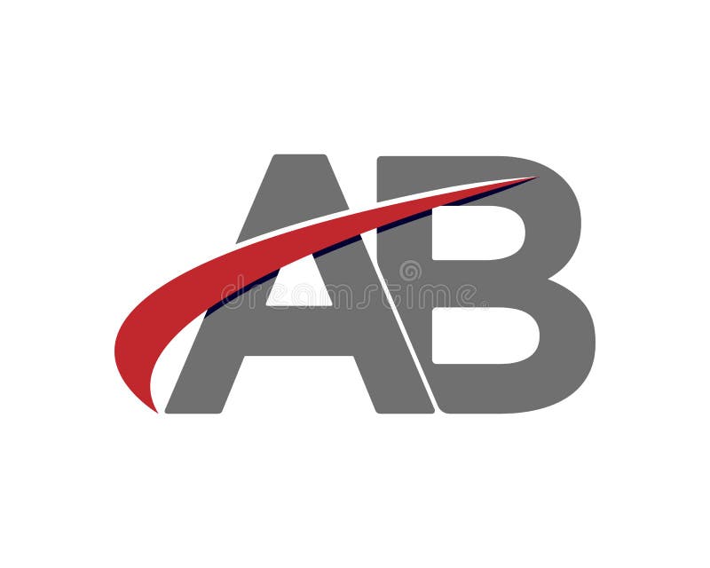AB Letter Logo Vector Icon Template. Stock Vector - Illustration of ...