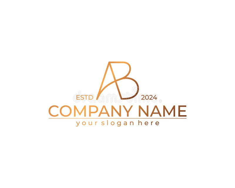 AB Logo. Letter AB Logo Design Letter AB Luxurious. Letter Logo ...