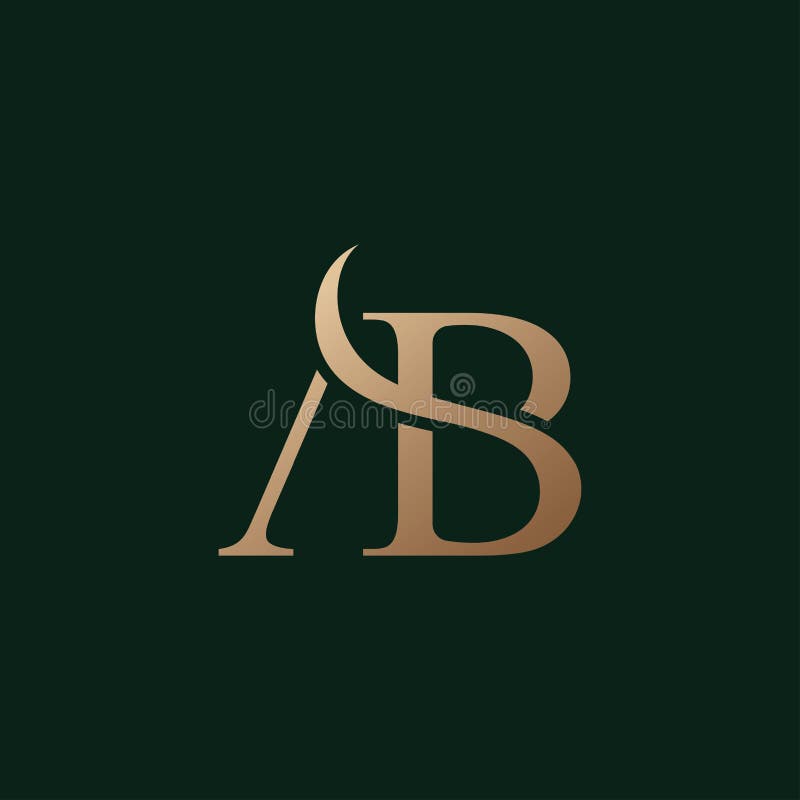 AB Logo. Vector Modern Letter Design Concept Stock Vector ...