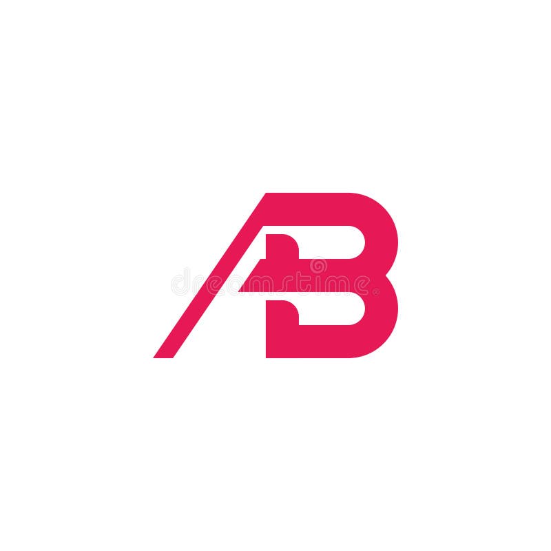 AB Logo. Vector Modern Letter Design Concept Stock Vector ...
