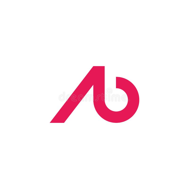 AB Logo. Vector Modern Letter Design Concept Stock Vector ...