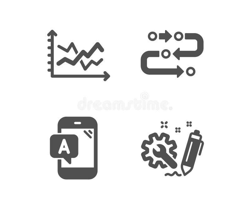 Ab Testing Diagram Chart And Methodology Icons Engineering Sign