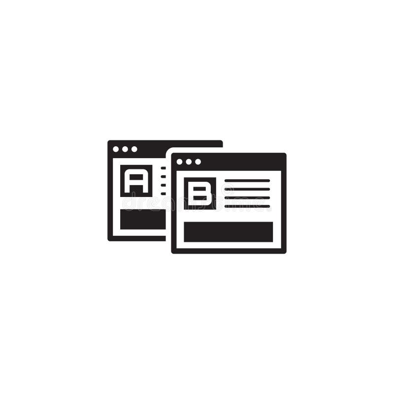 Testing Icon. Trendy Testing Logo Concept on White Background Fr Stock ...