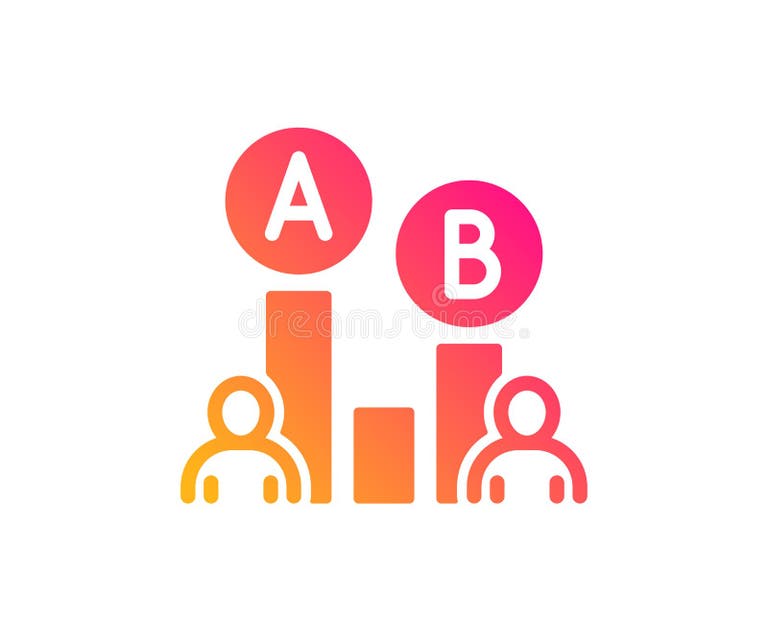 Ab Testing Icon. Ui Test Chart Sign. Vector Stock Vector - Illustration ...