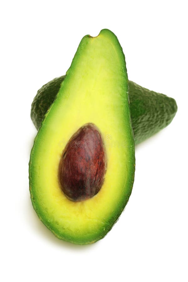 Abacate. foto de stock. Imagem de meio, isolado, gourmet - 9084736