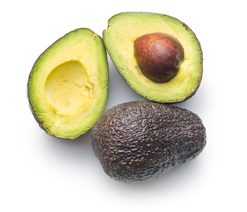 Pera de abacate Halved imagem de stock. Imagem de alto - 17907429