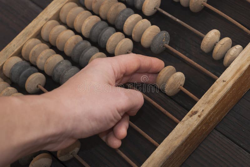 Abacus - antique device stock photo. Image of learning - 108120336
