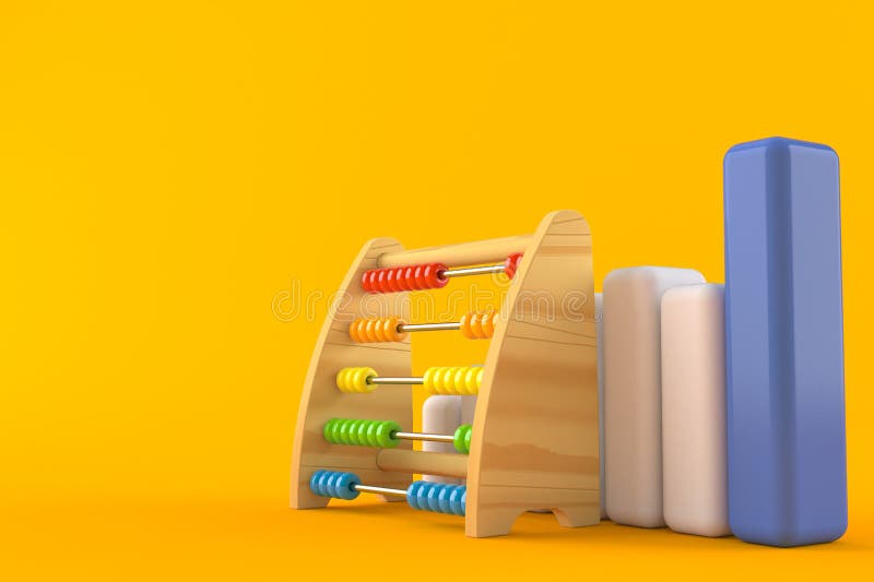 Abacus and Chart Design stock vector. Illustration of business - 83705029