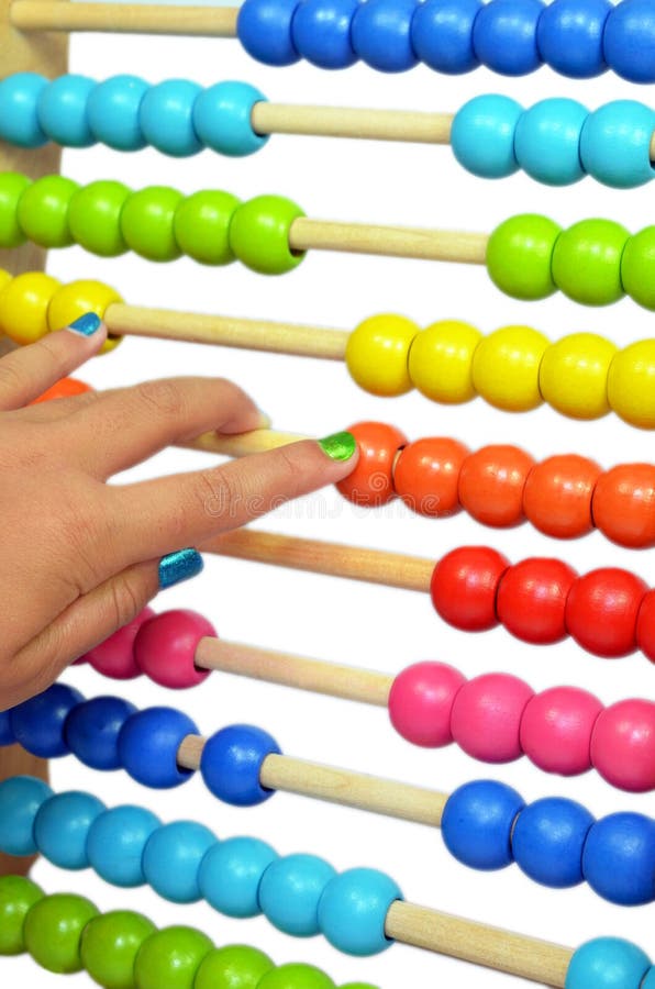 Calculating with an abacus stock image. Image of people - 21076443
