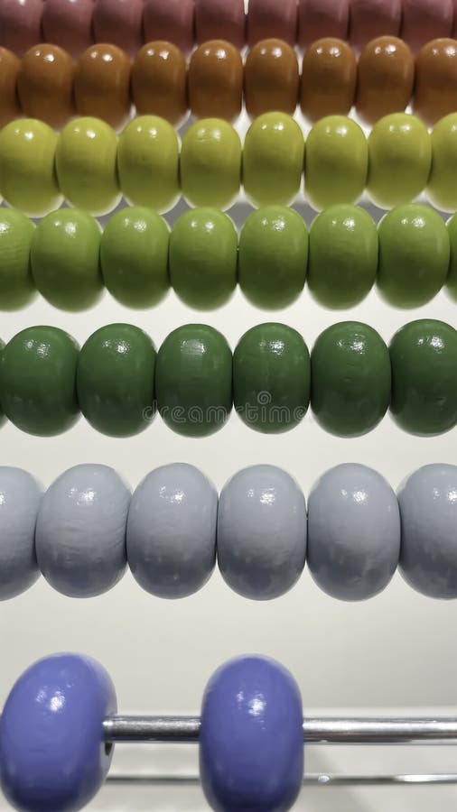 Abacus and beads for math stock image. Image of concept - 231612753