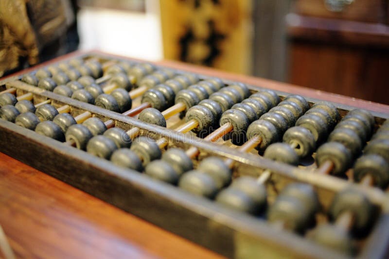 Vintage abacus stock image. Image of antique, abac, vintage - 12641171