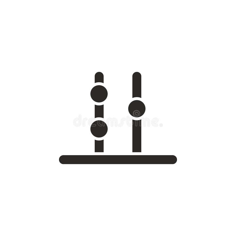 Abacus, Counting Icon - Vector. Simple Element Illustration from UI ...