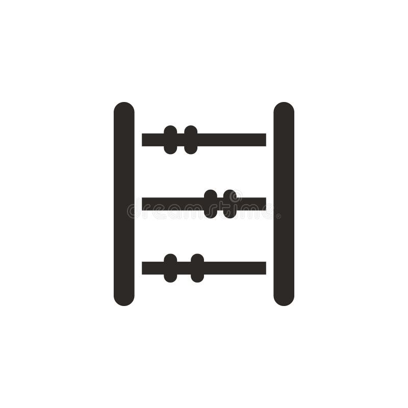 Abacus, Counting Icon - Vector. Simple Element Illustration from UI ...