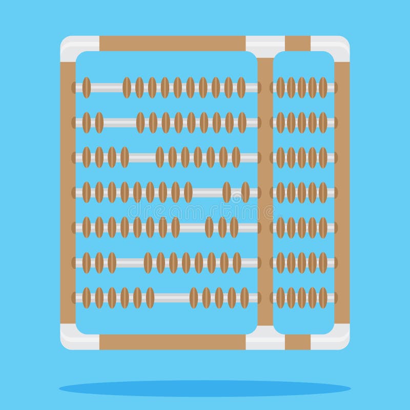 Abacus design flat stock vector. Illustration of count - 77067534