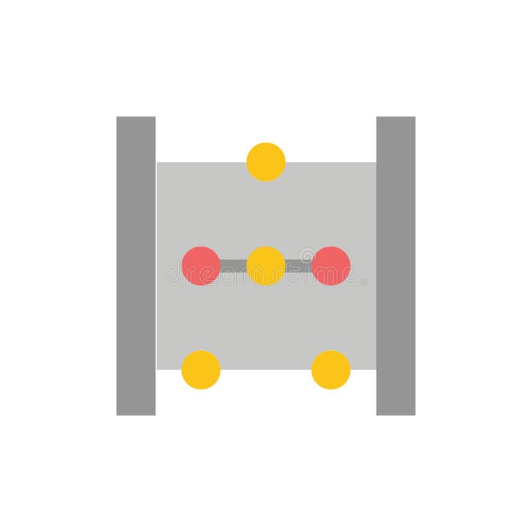 Abacus, Education, Math Flat Color Icon. Vector Icon Banner Template ...