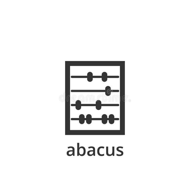 Abacus Icon Design Template Vector Isolated Stock Illustration ...