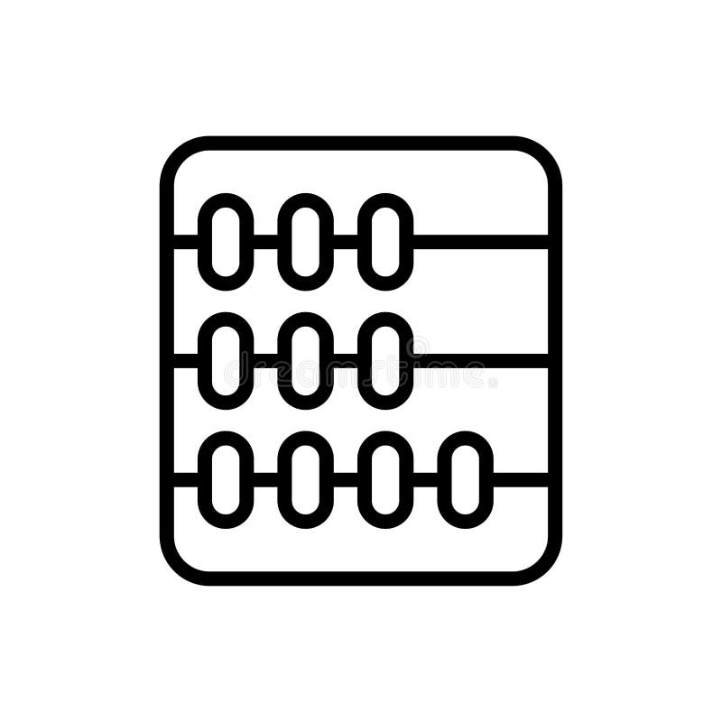 Abacus Icon Flat Vector Template Design Trendy Stock Illustration ... Abacus Icon Flat Vector Template Design Trendy Stock Illustration ...