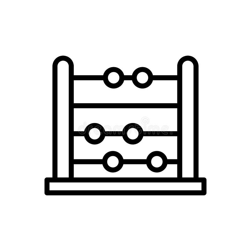 Abacus Icon Flat Vector Template Design Trendy Stock Illustration ... Abacus Icon Flat Vector Template Design Trendy Stock Illustration ...