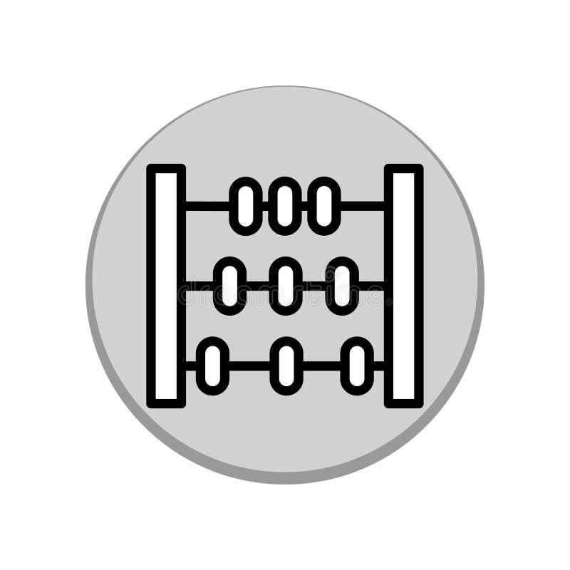 Abacus icon template stock vector. Illustration of graphic - 254413086