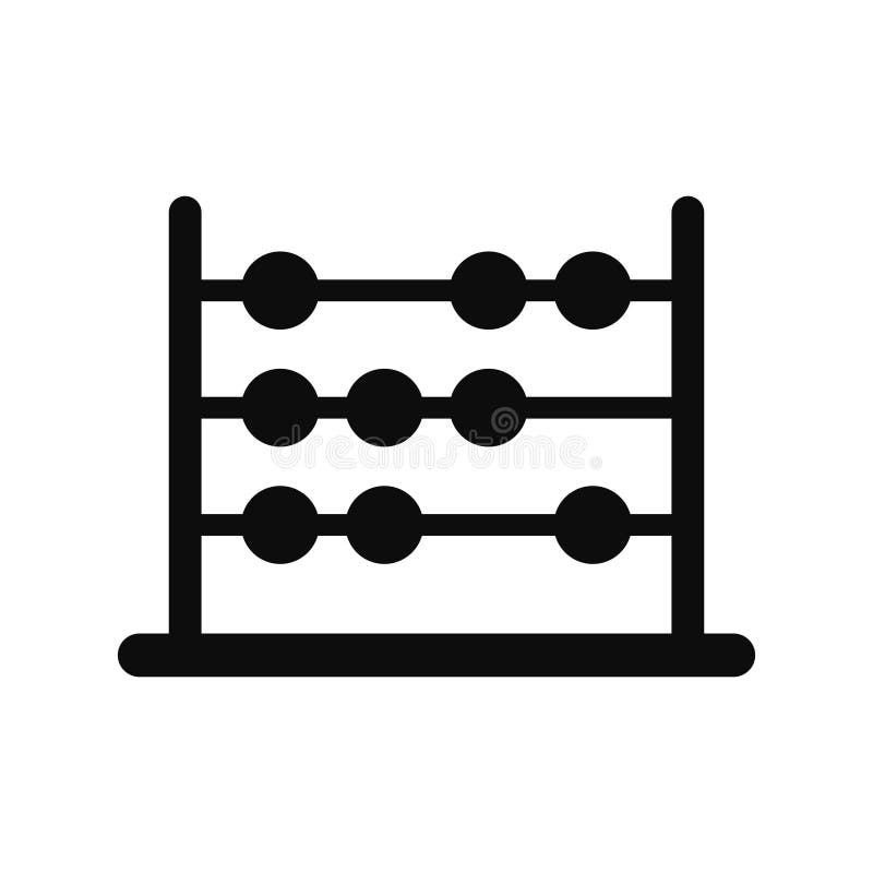 Abacus Icon Design Template Vector Isolated Stock Illustration ...