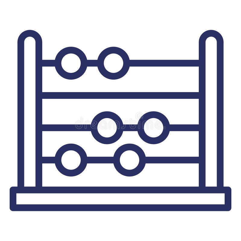 Abacus Isolated Isolated Vector Icon Easily Editable Easily Editable ...