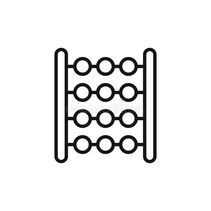 Abacus Outline Stock Illustrations – 3,110 Abacus Outline Stock ...