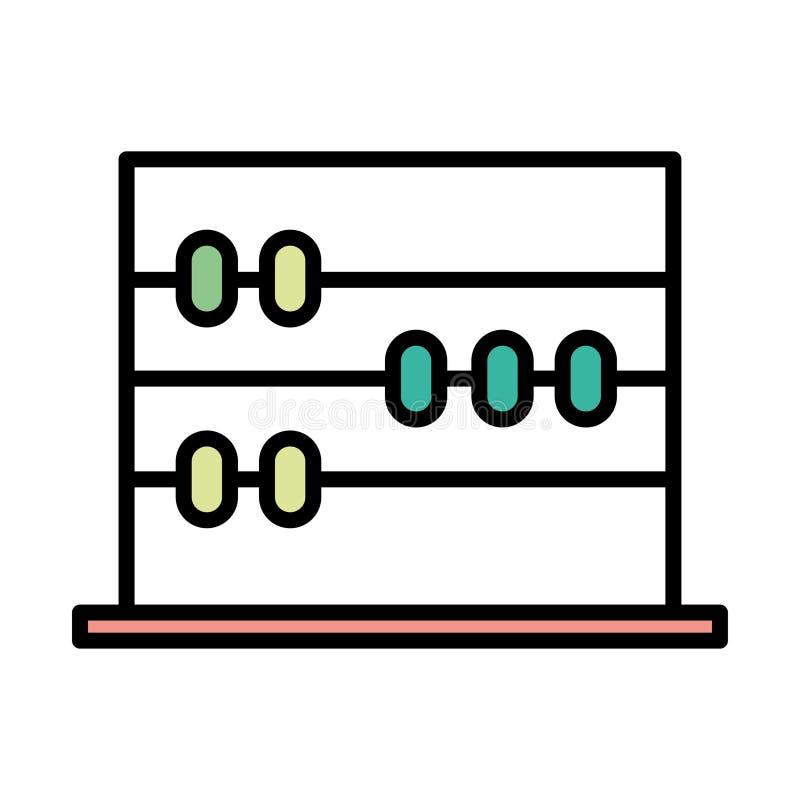 Abacus math icon stock vector. Illustration of plus - 273722894
