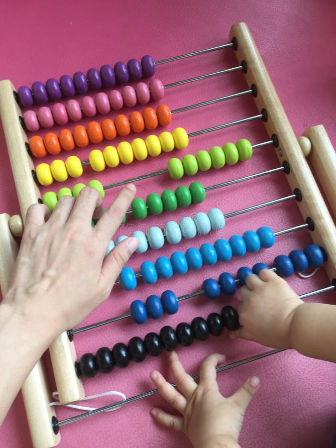 Abacus playing kids stock photo. Image of learning, mathematics - 130923274