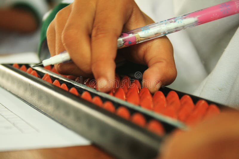Abacus Study Student Learning Education Stock Image - Image of power ...