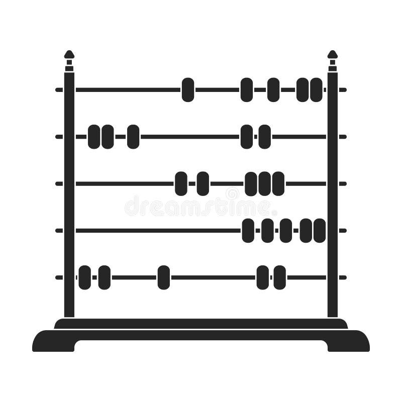 Abacus Black White Stock Illustrations – 1,120 Abacus Black White Stock ...