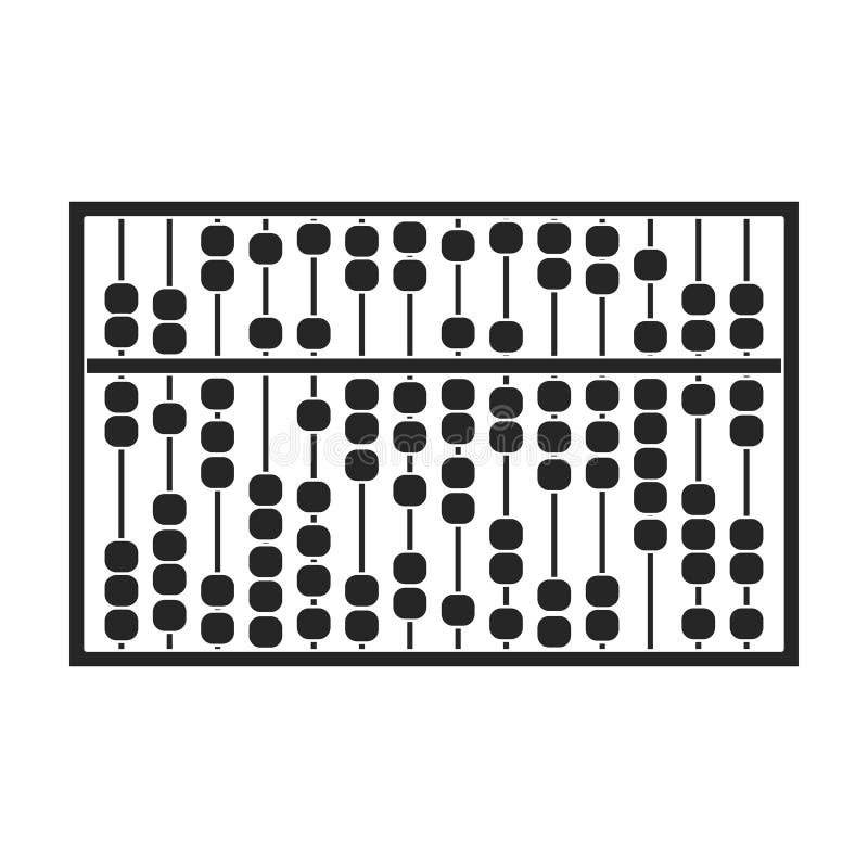 Abacus Black White Stock Illustrations – 1,120 Abacus Black White Stock ...