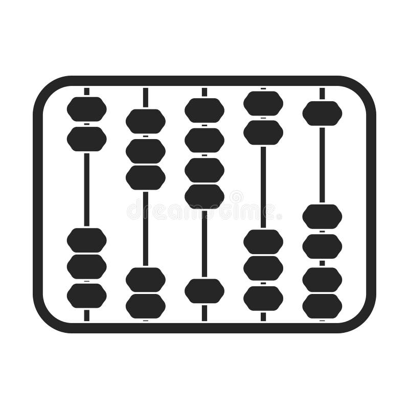 Abacus Black White Stock Illustrations – 1,120 Abacus Black White Stock ...