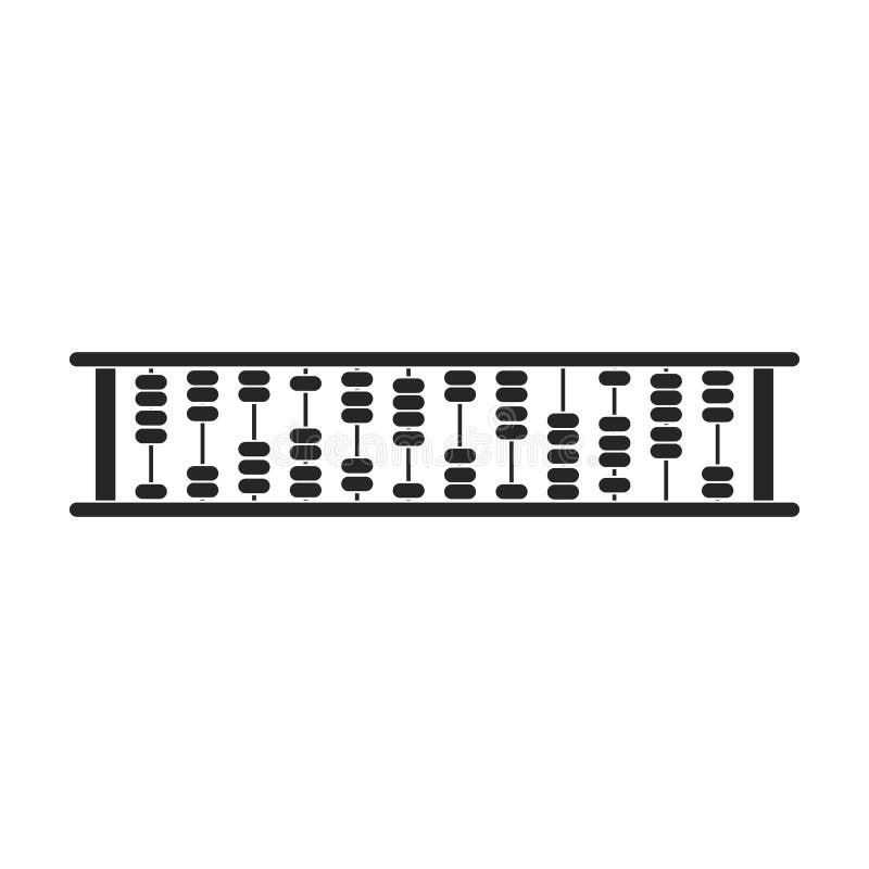 Abacus Black White Stock Illustrations – 1,120 Abacus Black White Stock ...