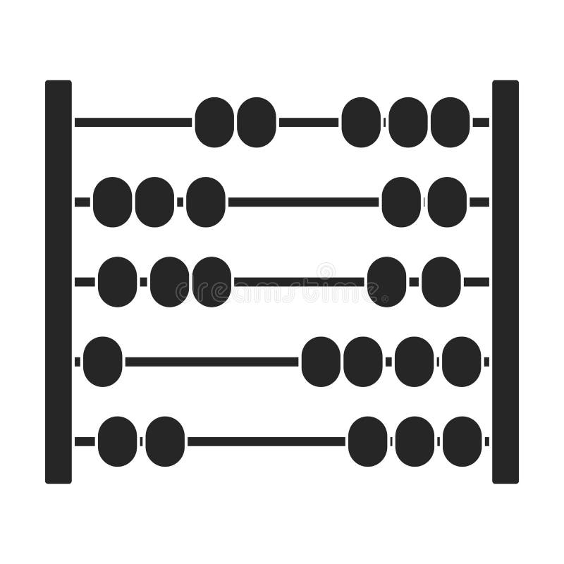 Abacus Black White Stock Illustrations – 1,120 Abacus Black White Stock ...