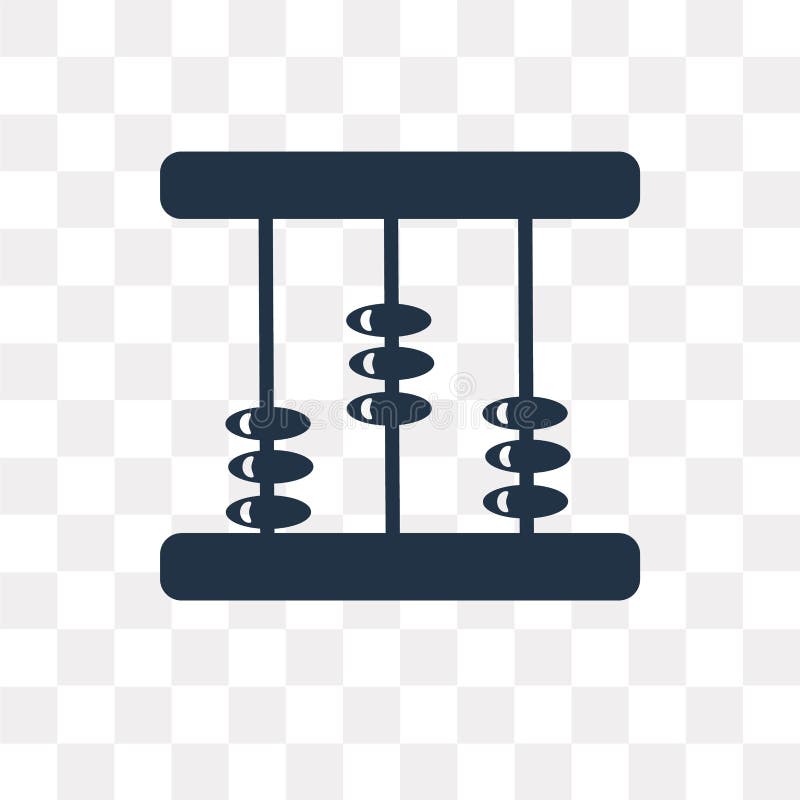 Abacus Vector Icon Isolated on Transparent Background, Abacus T Stock ...