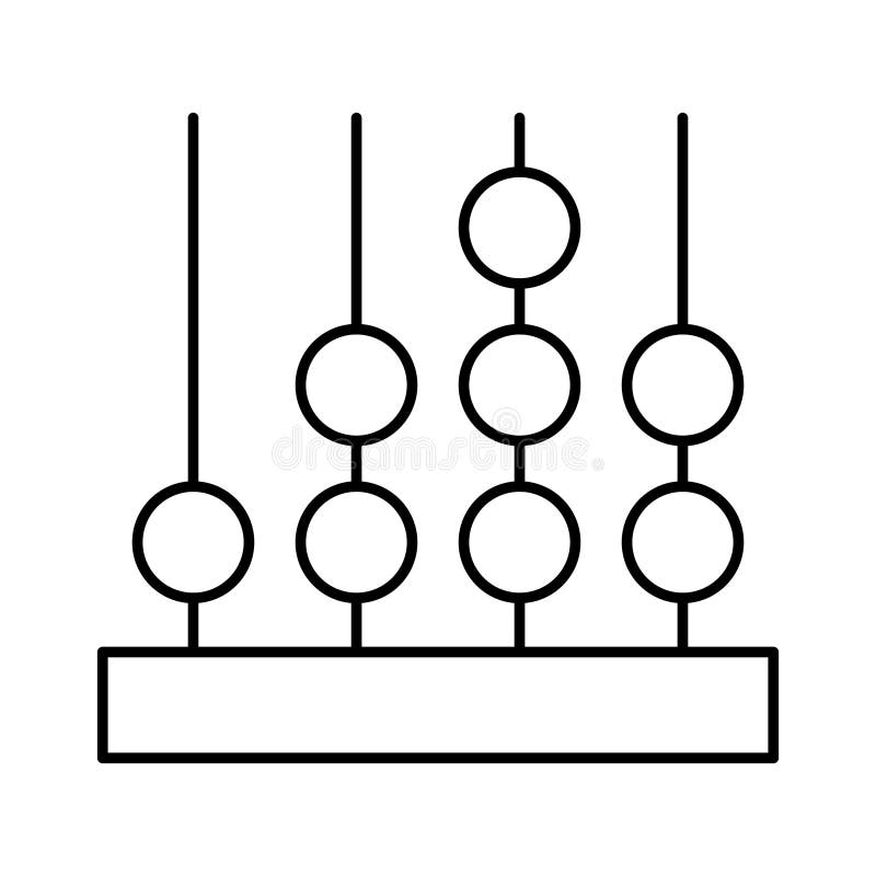 Abacus (vector) stock vector. Illustration of numbers - 10404680
