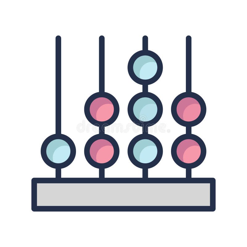 Abacus (vector) stock vector. Illustration of numbers - 10404680