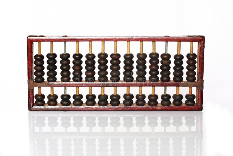 Abacus on white background stock photo. Image of frame - 16852034