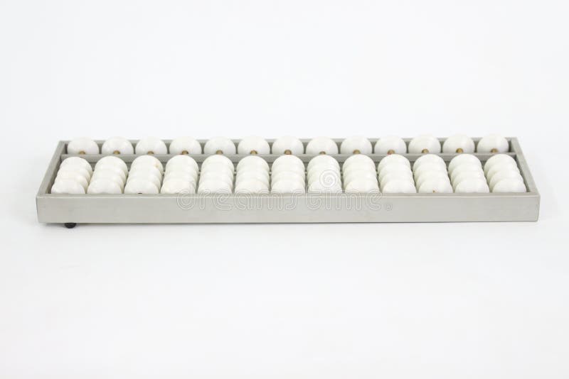 Abacus on white background stock photo. Image of frame - 16852034