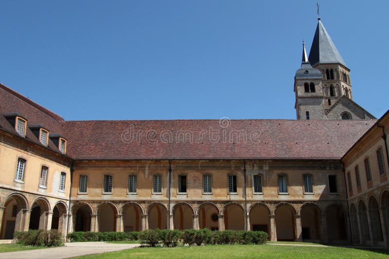 Cluny Abbey Romanesque Architecture Imagem de Stock - Imagem de turismo ...