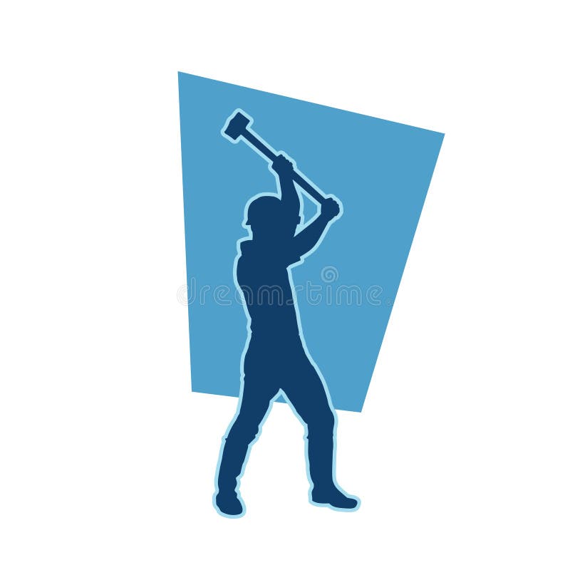 Person Swinging Hammer Stock Illustrations – 48 Person Swinging Hammer ...