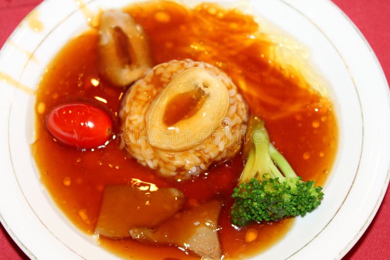 Abalone Rice stock photo. Image of dishes, rice, tomato - 33647650