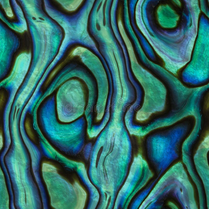 Abalone Seamless Texture, Shell and Pearl, 3d Illustration Stock ...