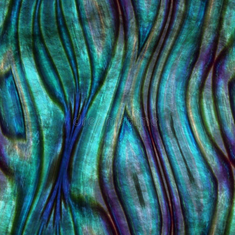 Abalone Seamless Texture, Shell and Pearl, 3d Illustration Stock ...