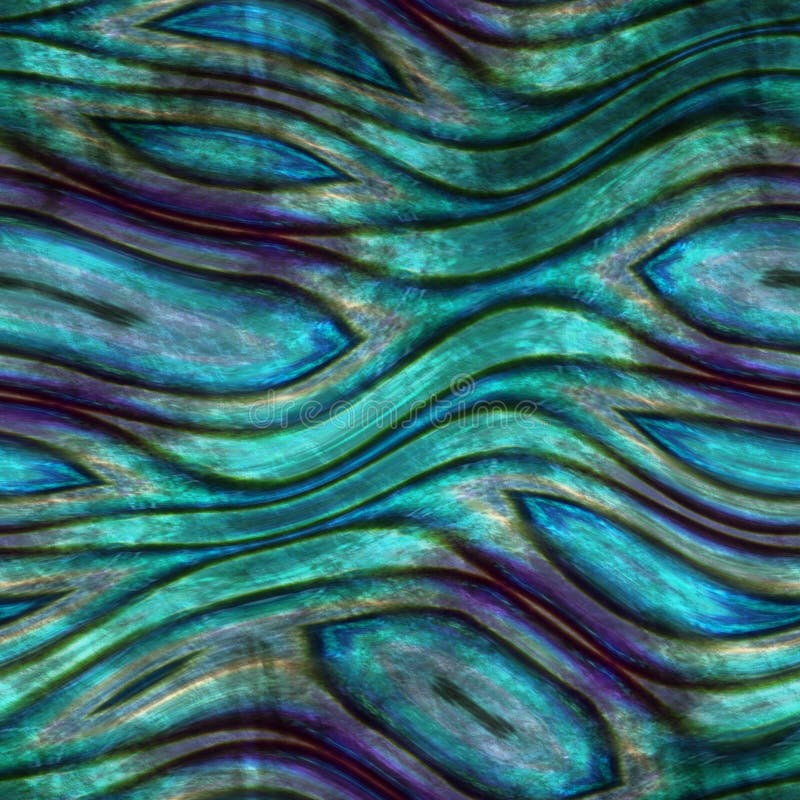 Abalone Seamless Texture, Shell and Pearl, 3d Illustration Stock ...