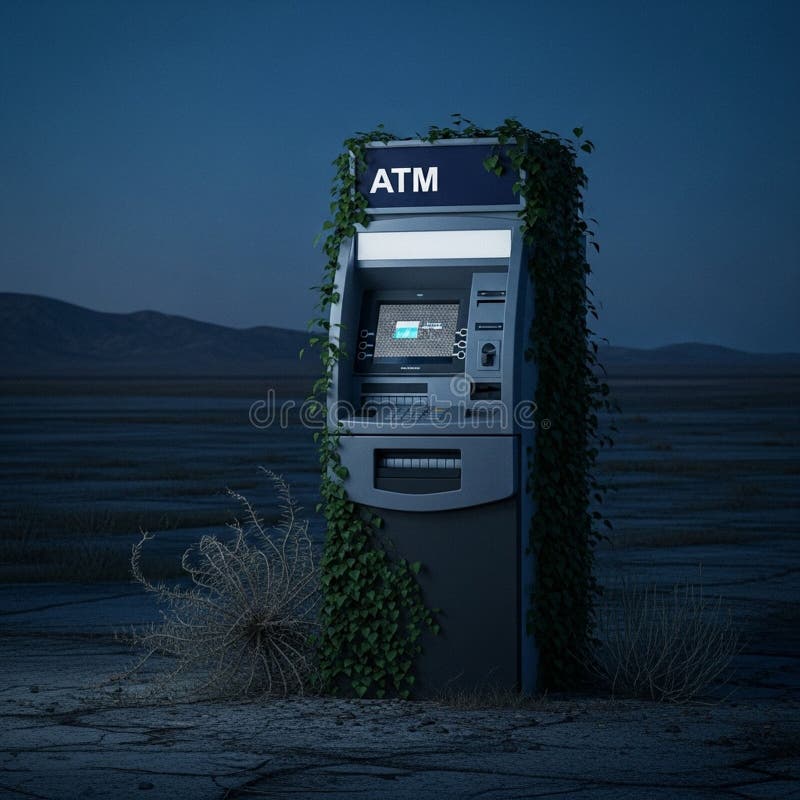 Abandoned Atm Machine Covered Stock Illustrations – 5 Abandoned Atm ...